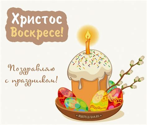 кулич с праздником Праздник Пасха Праздничные открытки