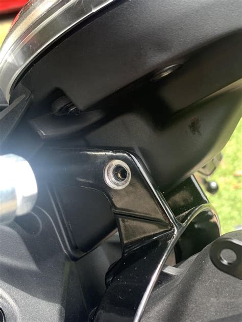 Headlight Mount Screw Hole Rubber Grommets Fell Out And Thread Missing