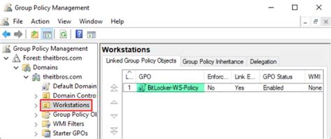 Store Bitlocker Recovery Keys In Active Directory Theitbros