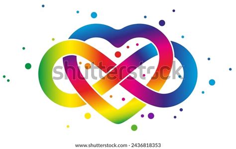 Autistic Pride Day Colorful Rainbow Infinity Stock Vector Royalty Free
