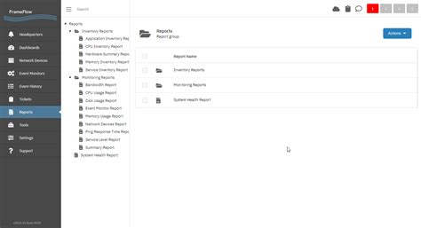 Day 14 Create Custom Reports For It Monitoring Frameflow
