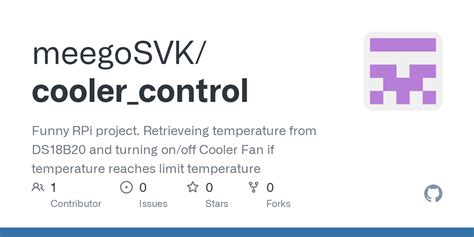 GitHub MeegoSVK Cooler Control Funny RPi Project Retrieveing Temperature From DS B And