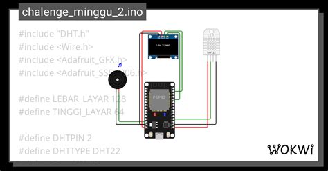 Chalenge Minggu 2 Ino Wokwi ESP32 STM32 Arduino Simulator