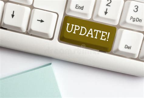 Word Writing Text Update Business Concept For Make Something More Modern Or Up To Date Like