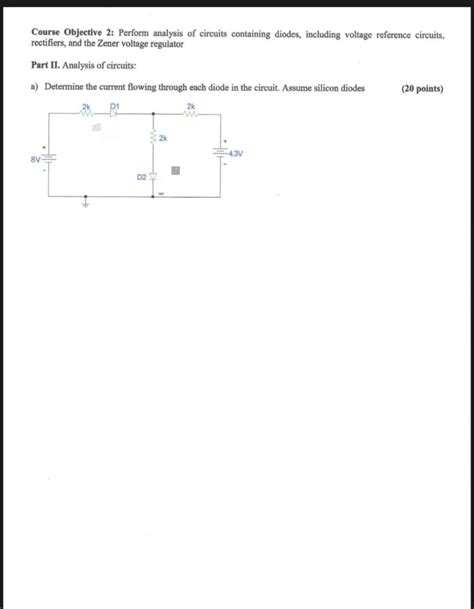 Solved Course Objective Perform Analysis Of Circuits Chegg