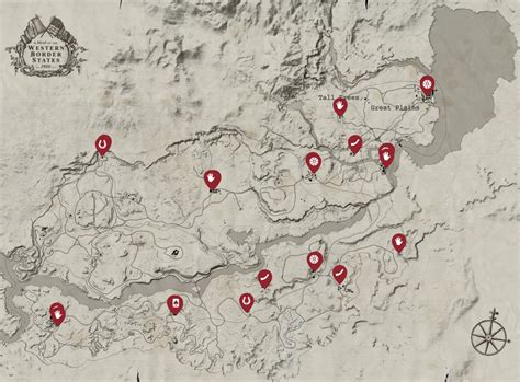 Red Dead Redemption 1 Carte Map Interactive Du Monde Gamewave