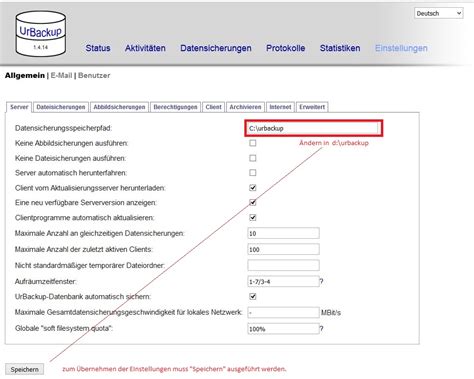 Urbackup Server Installation Unter Windows 1b7 Krausens Onlinede