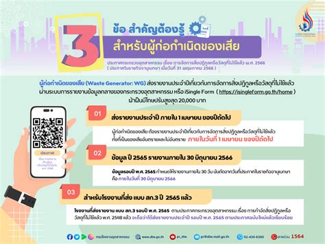 กรมโรงงานฯ คลอดประกาศ “การจัดการสิ่งปฏิกูลหรือวัสดุที่ไม่ใช้แล้ว พ ศ 2566” นำหลักการ ผู้ก่อ