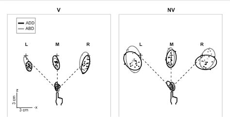 Figure 2 From Posture Dependent Factors Influence Movement Variability When Reaching To Nearby