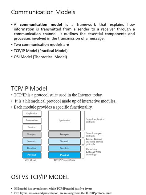 osi model pdf transmission control protocol osi model