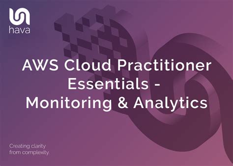 Aws Cloud Practitioner Essentials Monitoring And Analytics