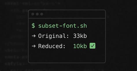 Manually Subset Fonts To Save Bandwidth Emile Choghi