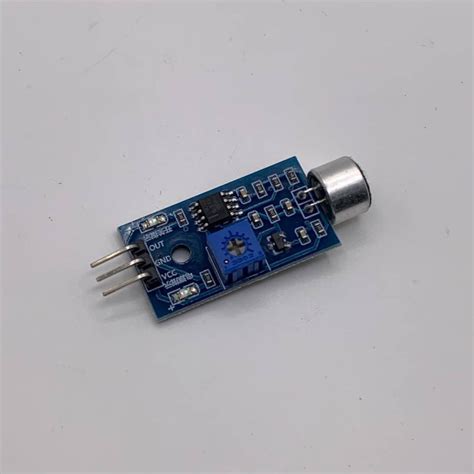 เซนเซอรตรวจจบเสยง sound detection sensor High Sensitive บอรดแดง นำเงน Digital Analog