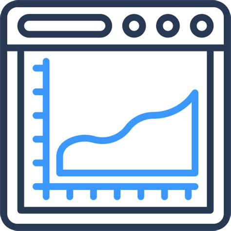 数据 可视化 分析 财务 商业和金融 图标