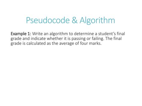 Algorithms And Flowchart For IGCSE Babes PPT Computing Technology Computing