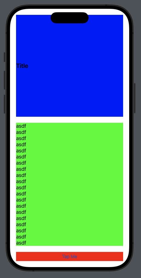 Uikit Uiscrollview Button Always At The Bottom Unless Content Is Too Big Then It Should Be