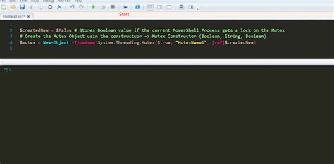 Powershell Getting Started With Mutex