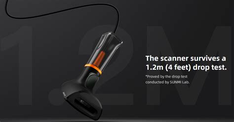 Sunmi Handheld 2d Scanner Gun With Base Stand Accurate Scanning And