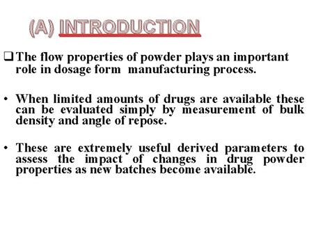 Preformulation Hygroscopicity Powder Rheology Compaction Properties
