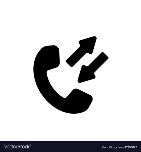 Callback Icon Cell Phone Call Royalty Free Vector Image