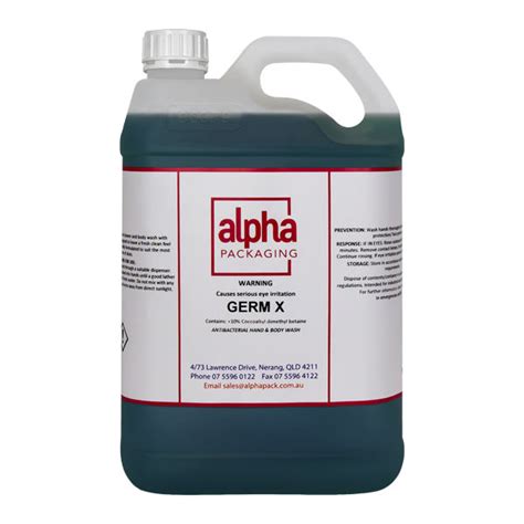 Germ X Alpha Packaging Gc