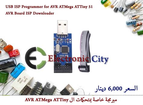 Usb Isp Programmer For Avr Atmega Attiny 51 Avr Board Isp Downloader Electronic City المدينة