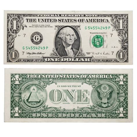 Банкнота США 1 доллар 1995 (Pick 496a) G-Чикаго "FW" (Fort Worth ...