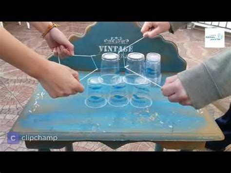 Juego Colaborativo Torre De Vasos Youtube