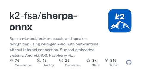 Sherpa Onnxpython Api Examplesreadmemd At Master · K2 Fsasherpa