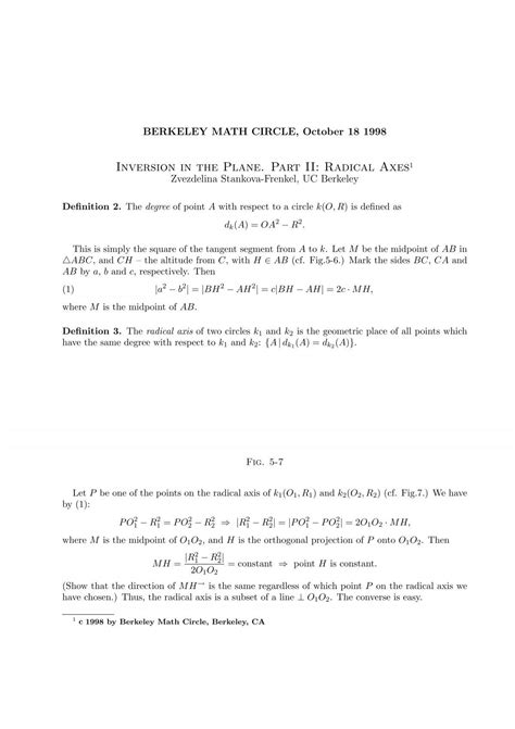 PDF Format Berkeley Math Circle