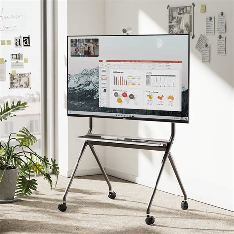 Nid 01 대형 Tv 전자칠판 사이니지 100인치 거치대 이동형 스탠드 엔산마운트