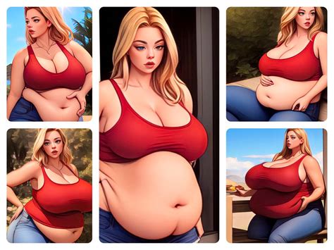 At The Cookout Part 2 A Weight Gain Comic By Alexstuart2 On Deviantart