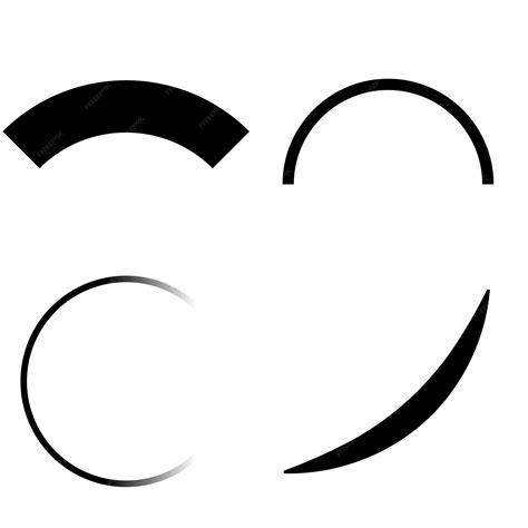 Premium Vector Curve Shape Curve Shape 3