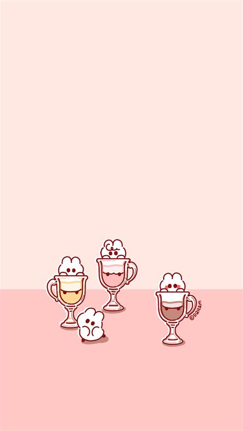 배경화면 공유 디저트 컵속 쮸 Hwangdaram 황다람