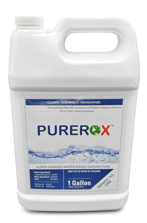 Purerox Disinfectant 1 Gallon Eliminate 999999 Viruses Norovirus