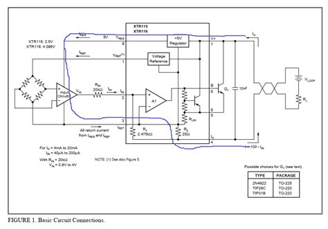 XTR116 Incorrect Reference Voltage And Malfunctioning 4 20mA Output Driver Amplifiers Forum