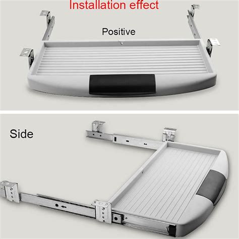 keyboard tray heavy duty keyboard shelf runners slide 35mm wide