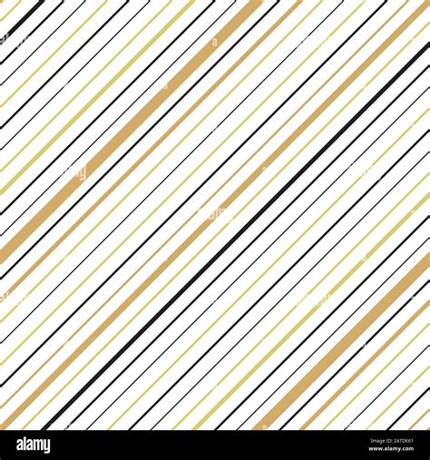 Golden Colored Diagonal Striped Seamless Pattern Repeating Texture With Goldish And Black