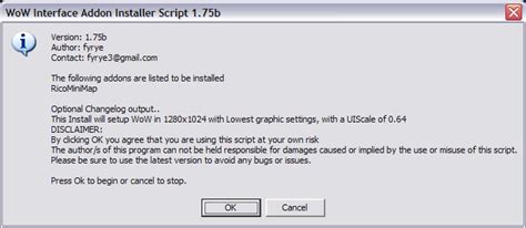 WoW Interface Addon Installer Script Developer Utilities World Of Warcraft AddOns