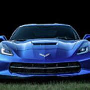 Blue 2013 Corvette Digital Art By Douglas Pittman Fine Art America