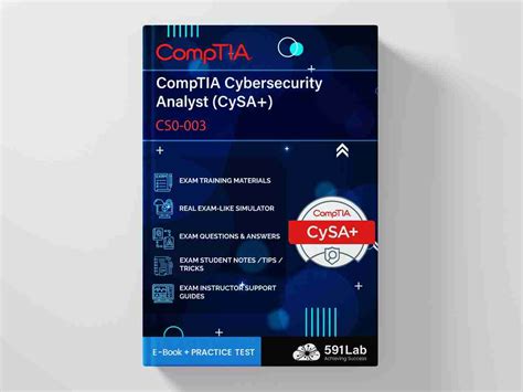 Comptia Cybersecurity Analyst Cysa Cs0 003 591 Lab