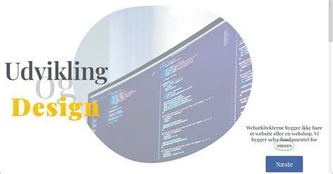 Udvikling Programmering Og Design Af Webshop Og Website Webarkitekterne
