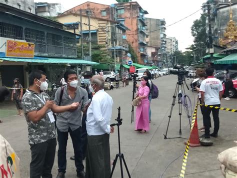 Dvb သမ္မတဦးဝင်းမြင့်၏ ရပ်ကွက် ကျောက်မြောင်း မဂ္ဂင်လမ်း မဲရုံ အမှတ် ၃ မြင်ကွင်း ဓာတ်ပုံ
