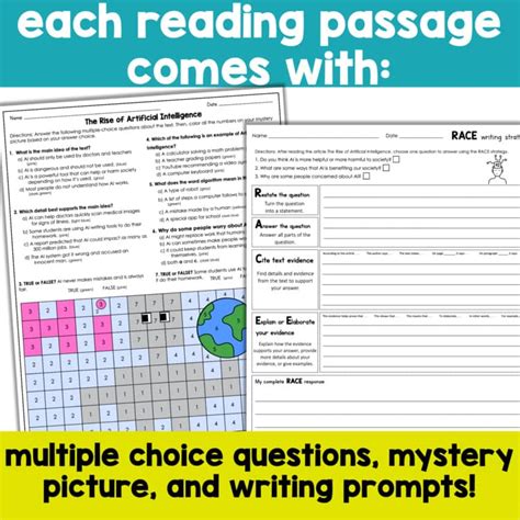 Race Races Writing Prompts Reading Passages Lesson Paragraph Writing