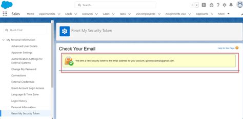 Salesforce Security Token How To Find Reset And Use It