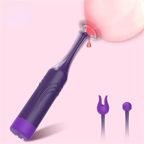 Alwup Single Point Stimulation Double Headgear Matching Pen Clit Vibrator Orgasm Vibrator For