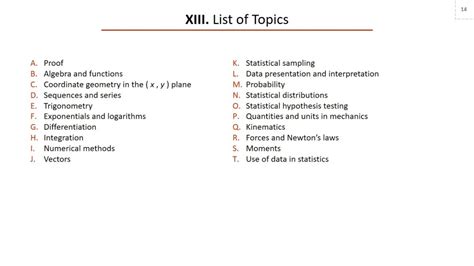 A Level Math Aqa Specification 4304 Words Presentation Example