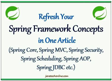 spring mcq and answers explained javatechonline