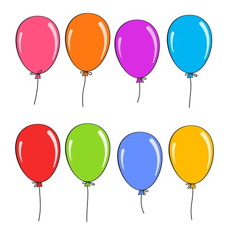 Yellow Balloon Cartoon 25377588 Vector Art At Vecteezy