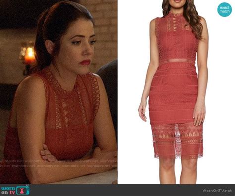 Wornontv Andreas Orange Crochet Lace Dress On Supergirl Julie